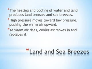 Atmospheric movement and weather maps | PPTX