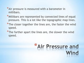 Atmospheric movement and weather maps | PPTX