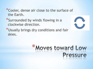 Atmospheric movement and weather maps | PPTX