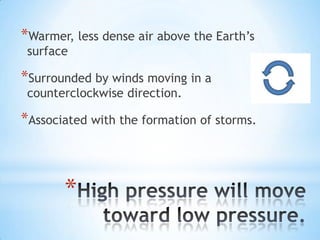 Atmospheric movement and weather maps | PPTX