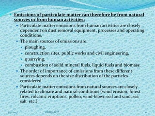 Atmospheric particulate matter | PPTX
