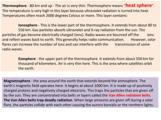 Earth's Atmospheric Structure | PPT