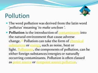 Atmospheric pollution | PPTX