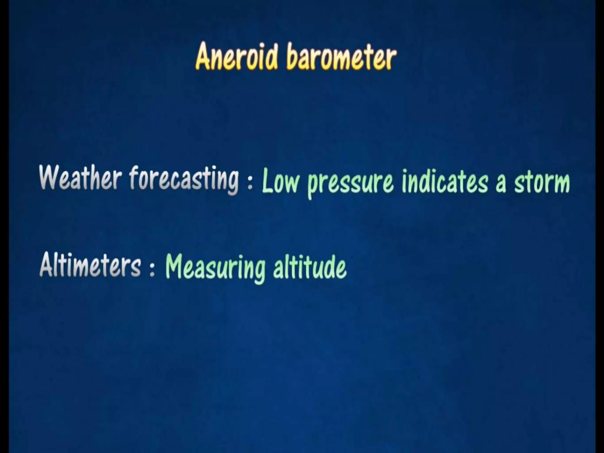 power point presentation on Atmospheric pressure for class IX ICSE ...