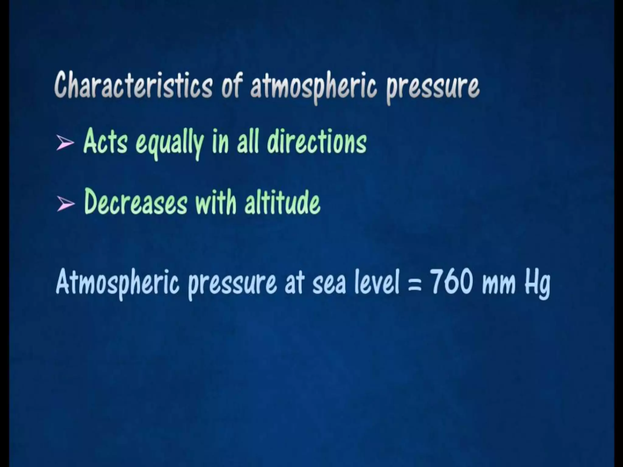 power point presentation on Atmospheric pressure for class IX ICSE ...