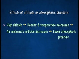power point presentation on Atmospheric pressure for class IX ICSE ...