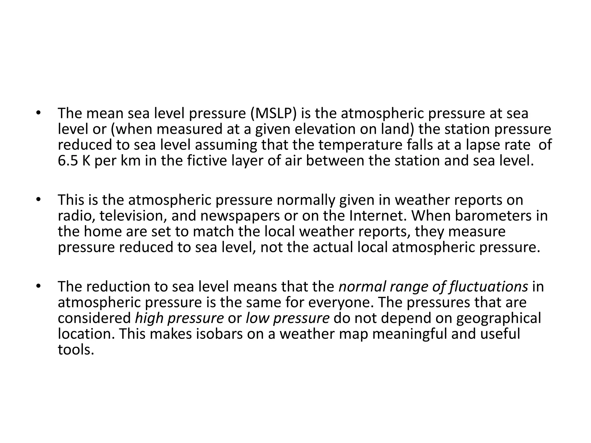 Atmospheric pressure and Atmospheric Temperature | PPTX