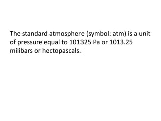 Atmospheric pressure and Atmospheric Temperature | PPTX