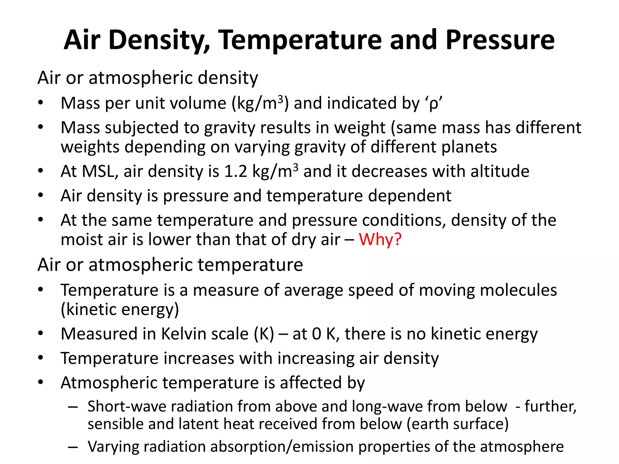 Atmospheric Pressure and Winds | PPTX