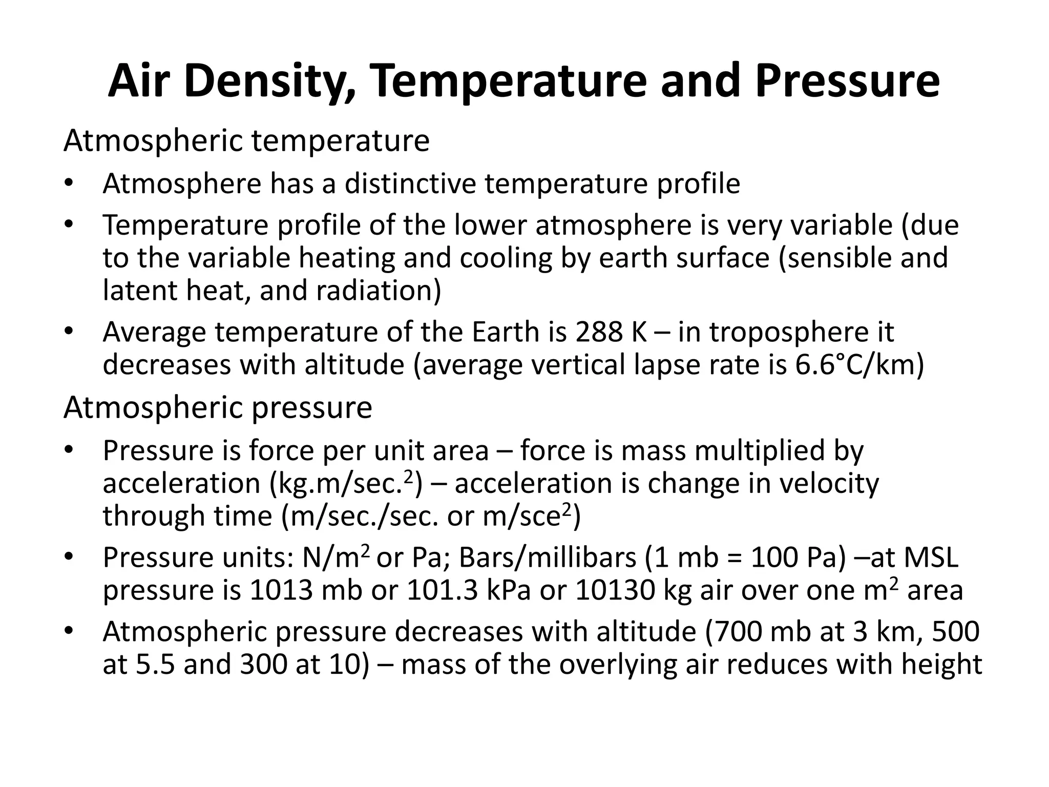 Atmospheric Pressure and Winds | PPTX