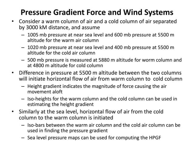 Atmospheric Pressure and Winds | PPTX | Weather | Science