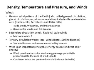 Atmospheric Pressure and Winds | PPTX