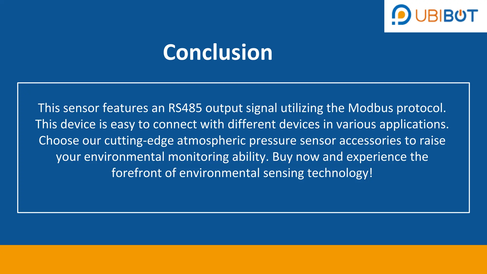 Atmospheric Pressure Sensor - RS485 Interface - UbiBot.pptx