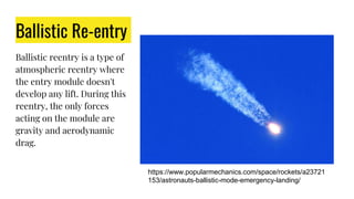 Atmospheric re - entry and its types.pptx