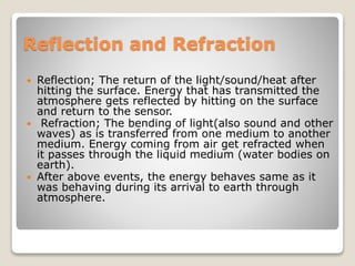 Movement of EMR in the Atmosphere and Atmospheric window | PPTX