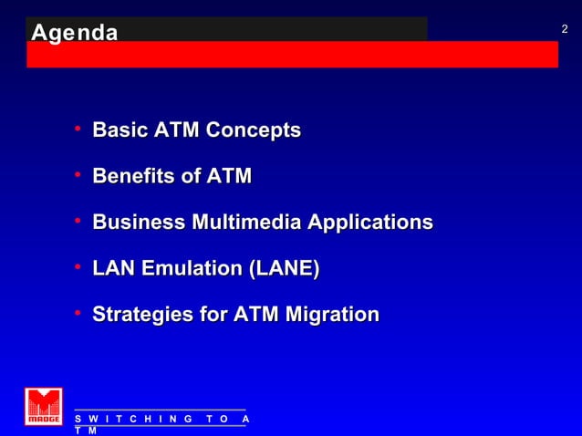 ATM Overview from Madge Networks | PPT