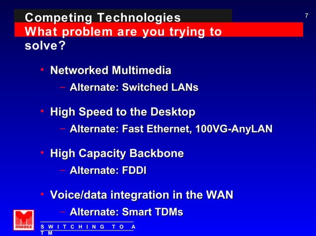 ATM Overview from Madge Networks | PPT
