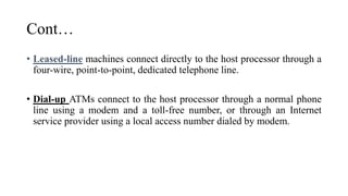 ATM(AUTOMATIC TELLER MACHINE)-HISTORY,TYPES, WORKING, STRUCTURE | PPTX