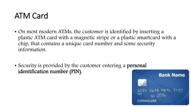 ATM(AUTOMATIC TELLER MACHINE)-HISTORY,TYPES, WORKING, STRUCTURE | PPTX ...