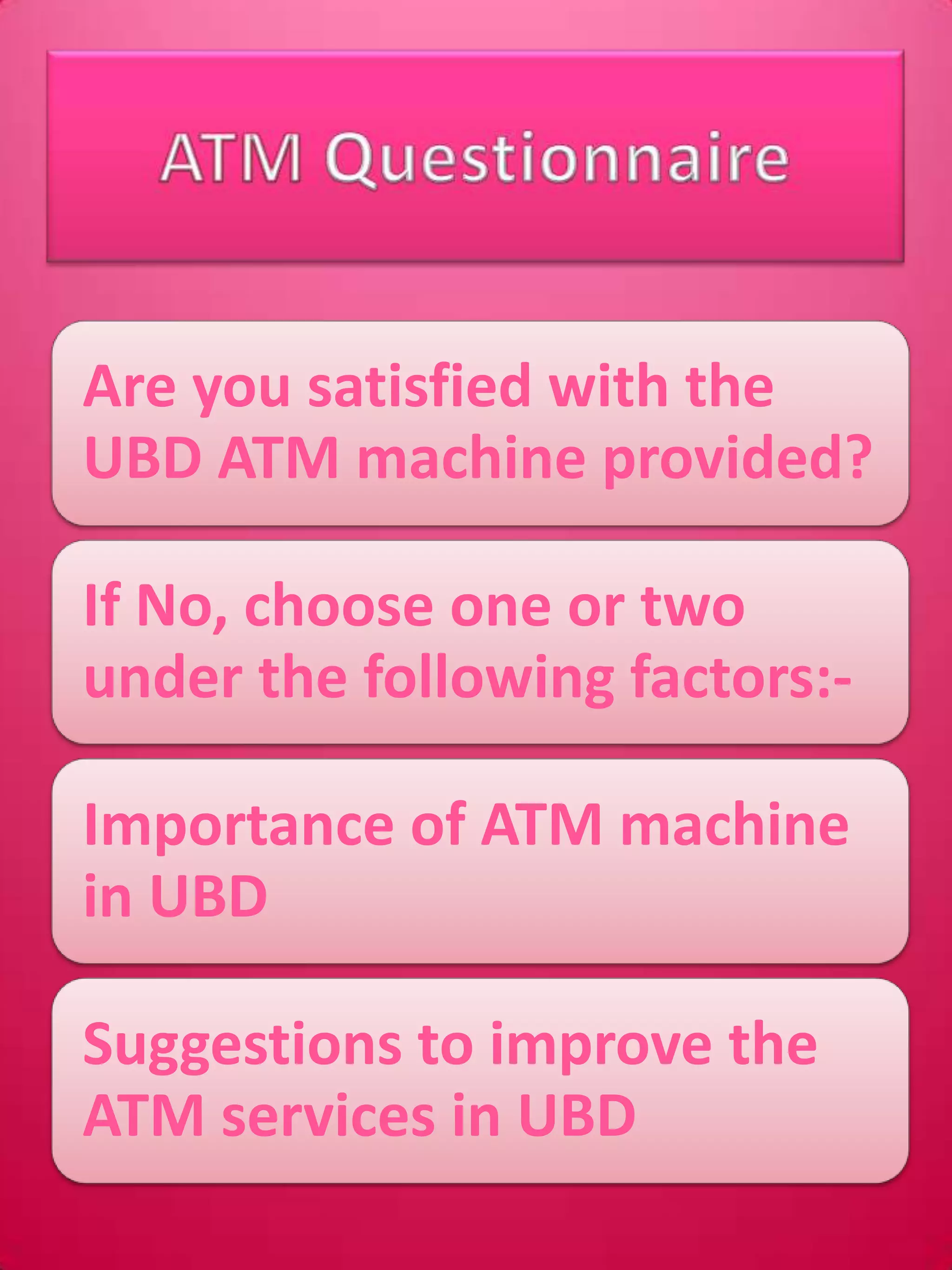 Atm presentation | PDF