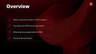 ATM Security Workshop on GISEC 2024 Conference | PPT