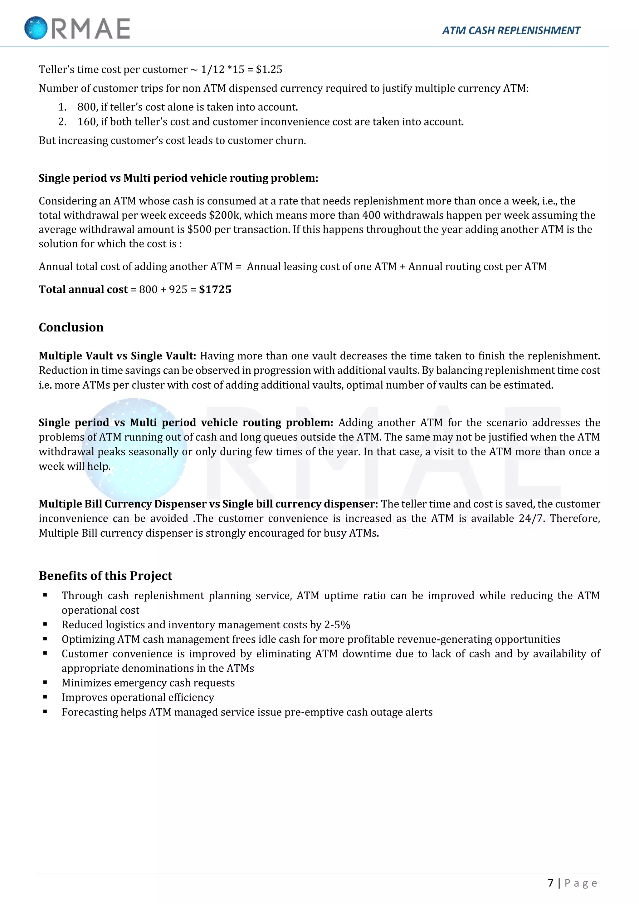 ATM CASH REPLENISHMENT | PDF