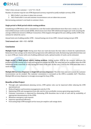 ATM CASH REPLENISHMENT | PDF