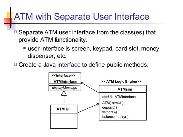 Atm Simulator | PPT