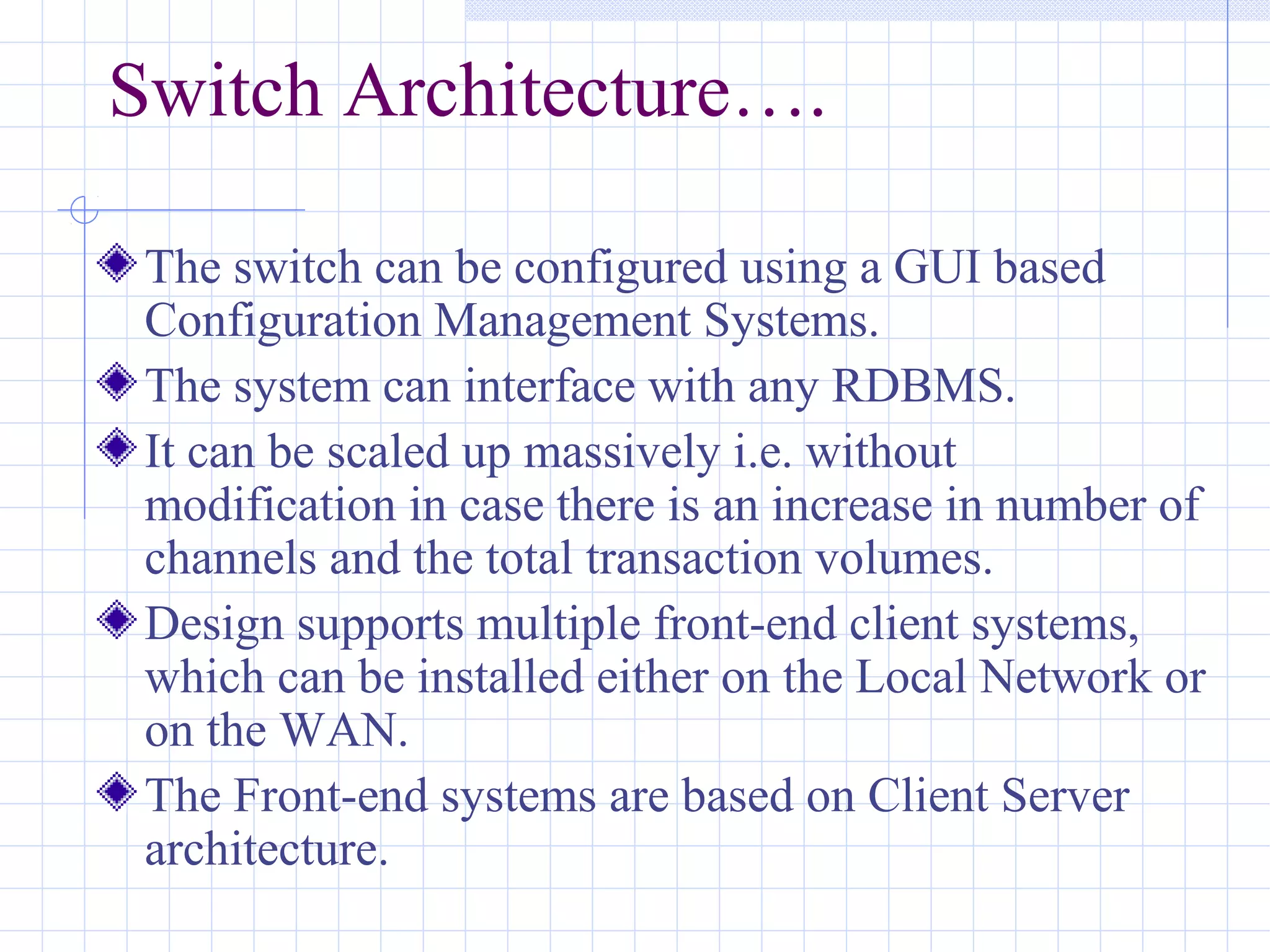 Atm Switch Ppt Operating Systems Computer Software And Applications