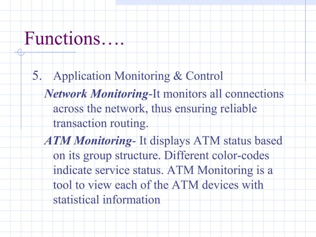 Atm Switch Ppt Operating Systems Computer Software And Applications