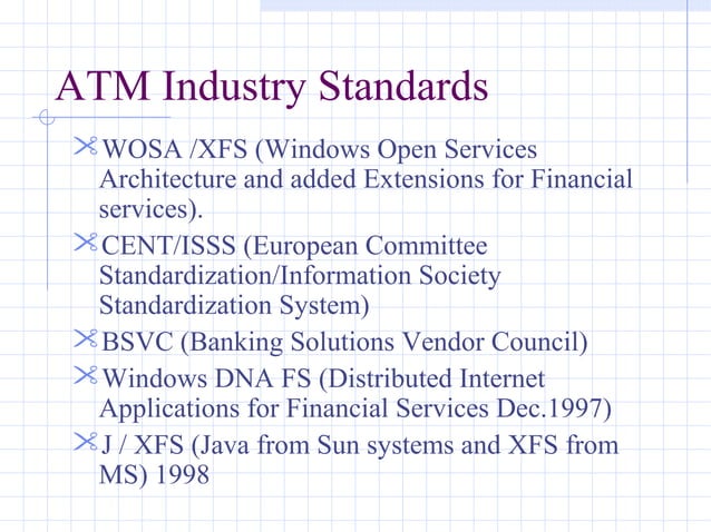 Atm Switch Ppt Operating Systems Computer Software And Applications