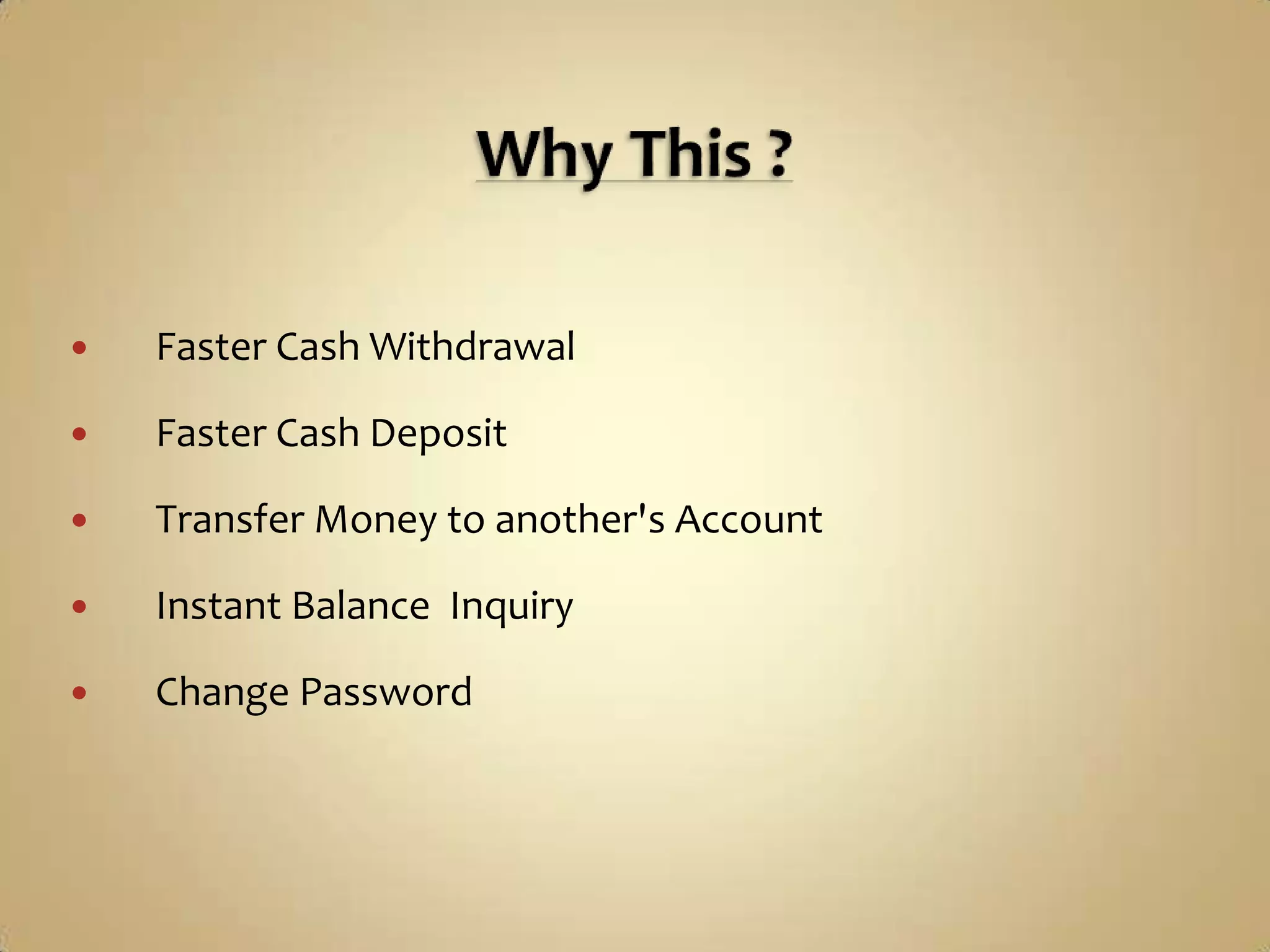 Atm system_project | PPT | Databases | Computer Software and Applications