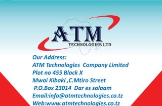ATM TECHNOLOGIES COMPANY LIMITED PROFILE | PPTX