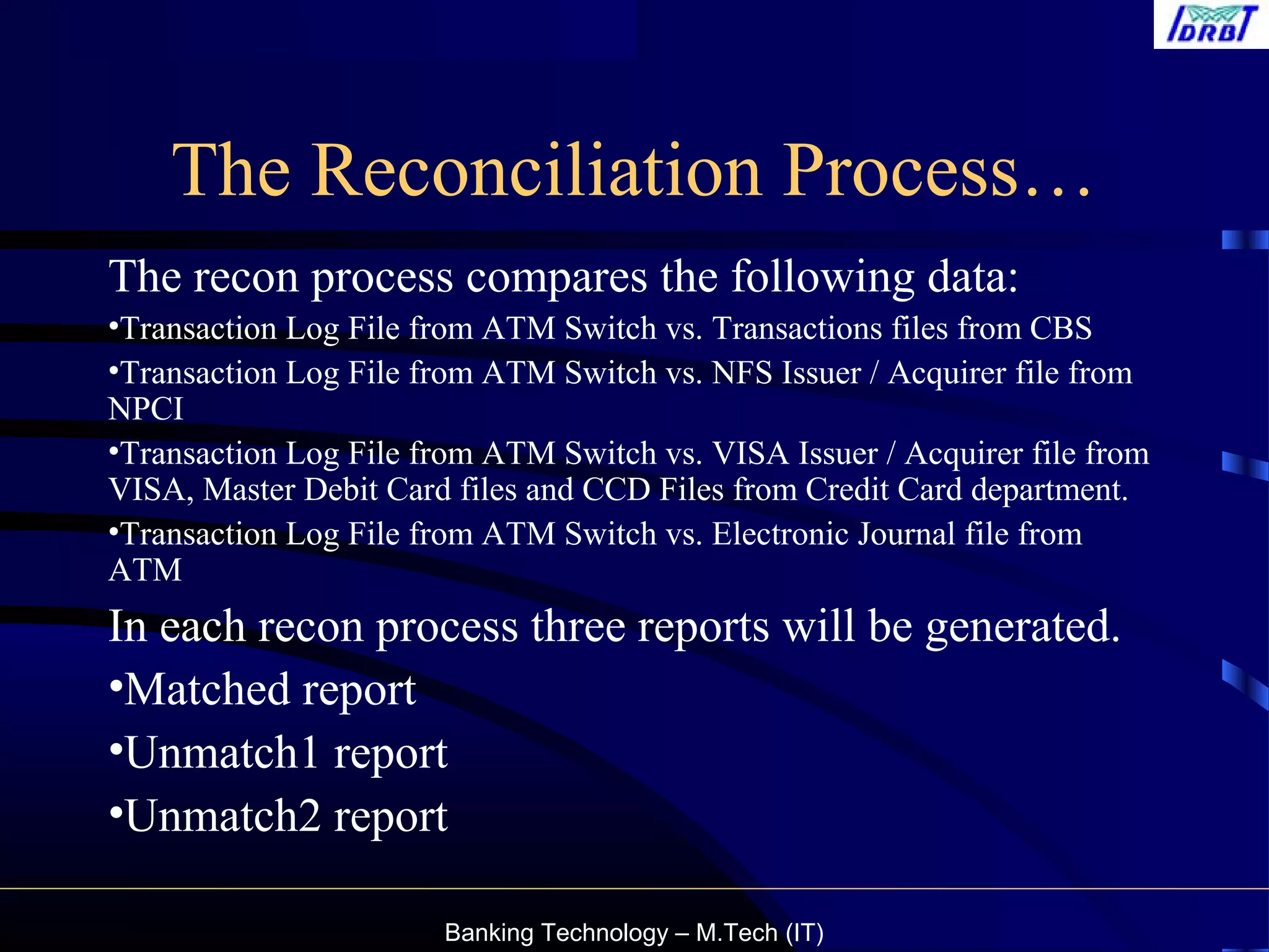 Atm technology and operations | PPT