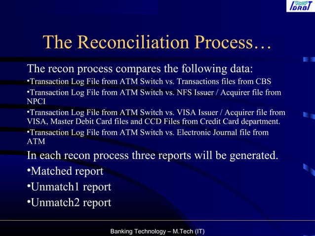 Atm technology and operations | PPT