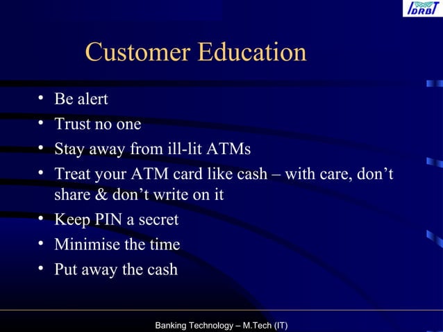 Atm technology and operations | PPT