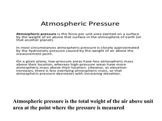 Comprehensive Overview of Atmospheric Pressure, Temperature, and Layers ...