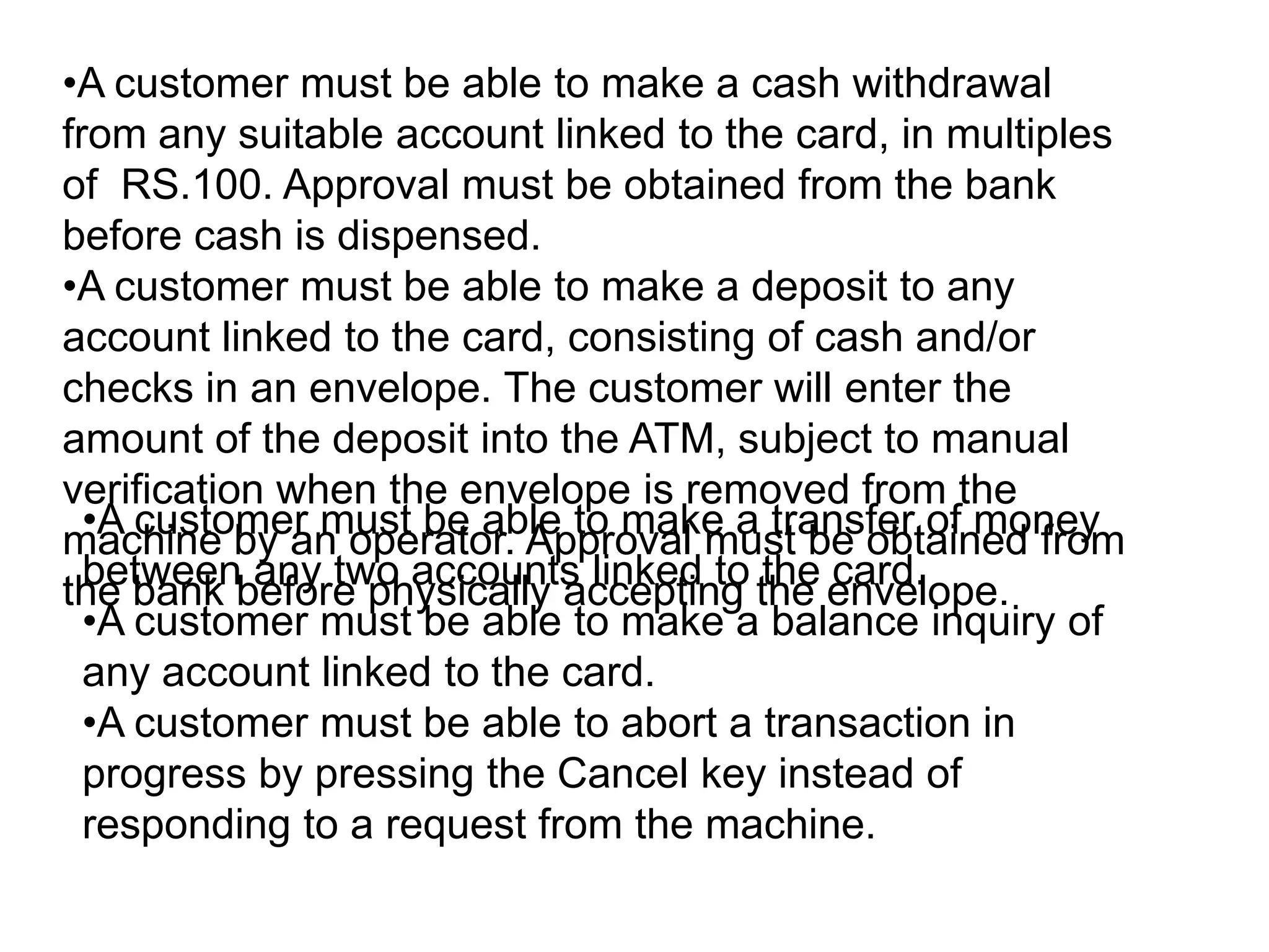 Atm transaction | PPTX