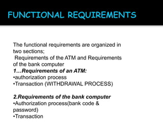 Atm transaction | PPTX