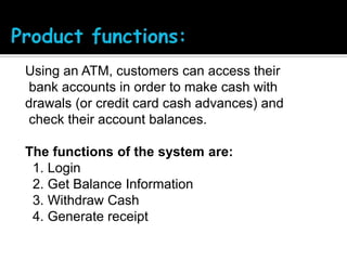 Atm transaction | PPTX