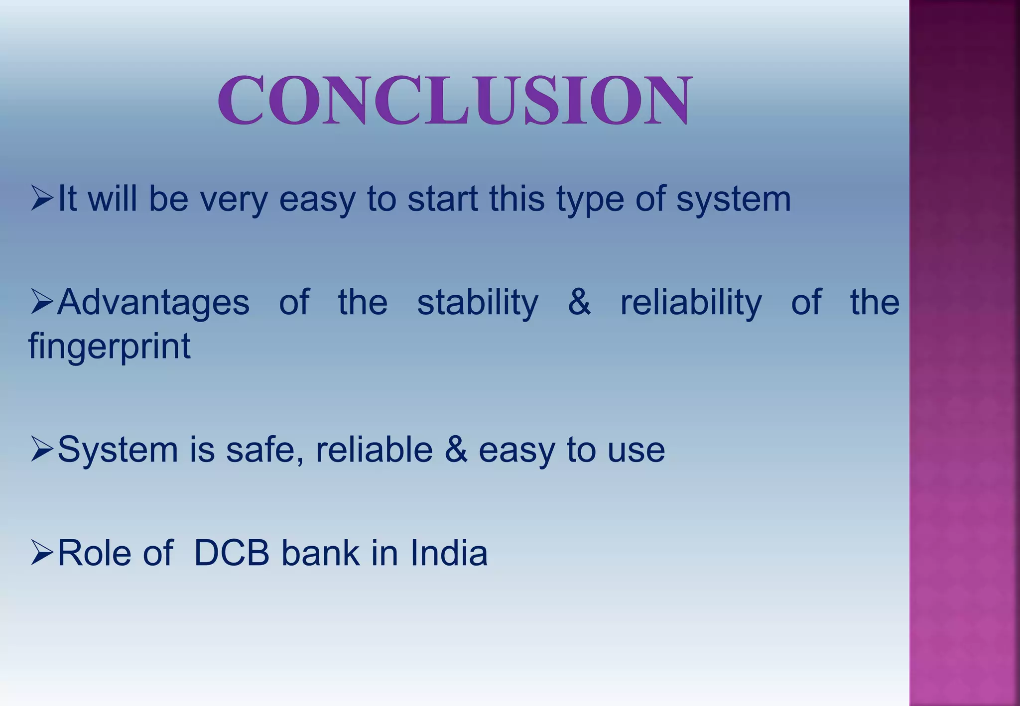 Atm using finger print | PPTX