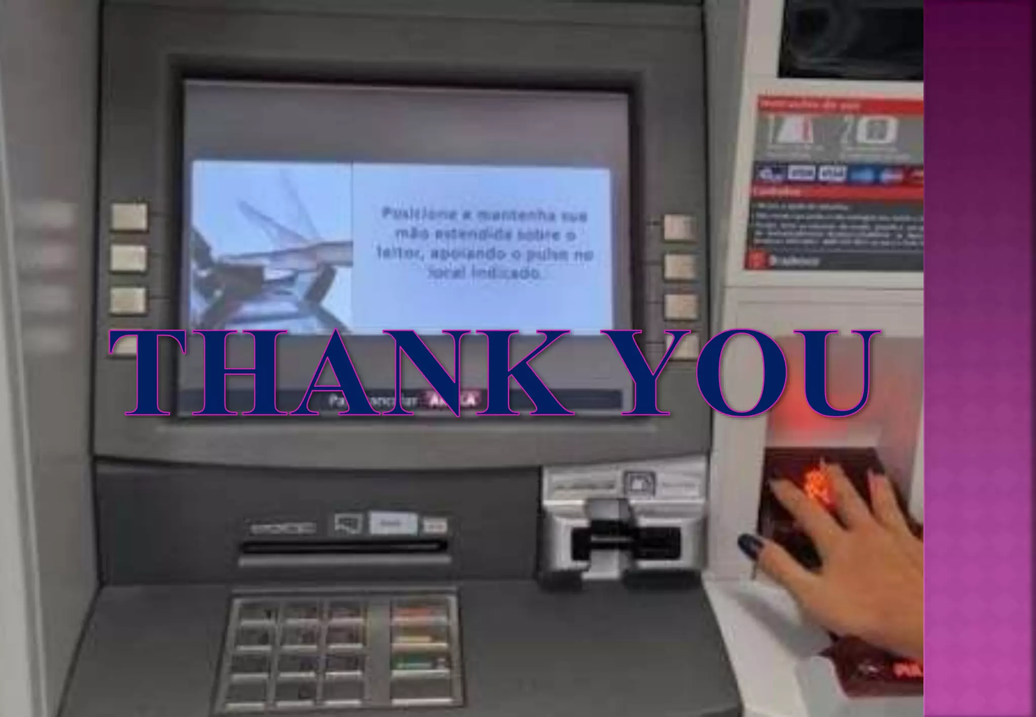 Atm using finger print | PPTX
