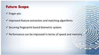 Atm using fingerprint | PPTX