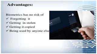 Atm using fingerprint | PPTX