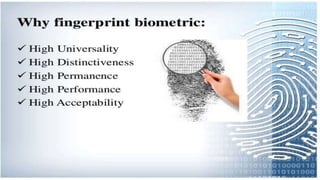 Atm using fingerprint | PPTX