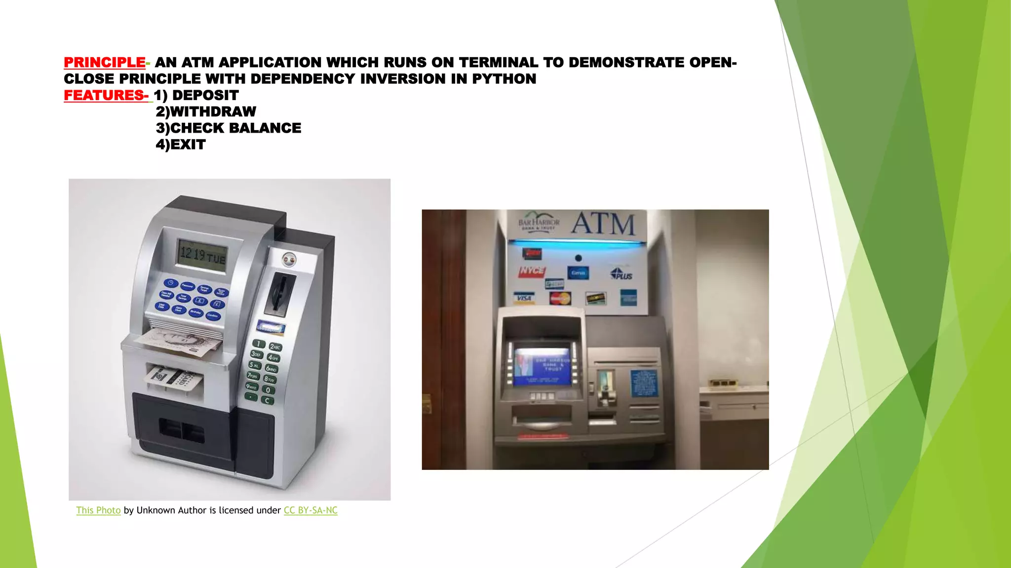 Atm Using Python 232pptx