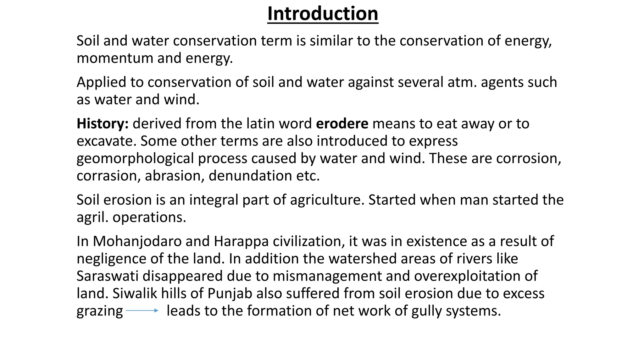INTRODUCTION TO SOIL AND WATER CONSERVATION ENGINEERING | PPTX