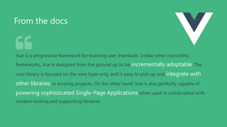 Expectations vs Reality When Implementing vue.js