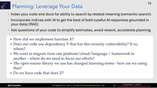 Incorporating AI Into Your SDLC: Leveraging AI tooling across the ...
