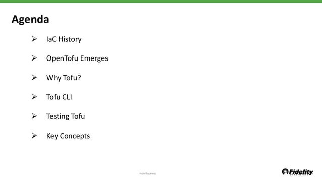 How I Learned to Stop Worrying about my Infrastructure and Love [Open]Tofu | PPT